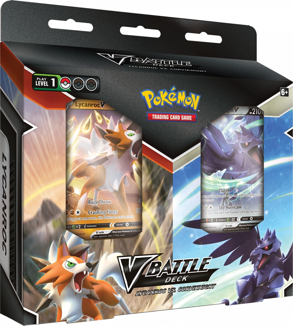 Pokémon V Battle Deck—Lycanroc vs. Corviknight — GameToon