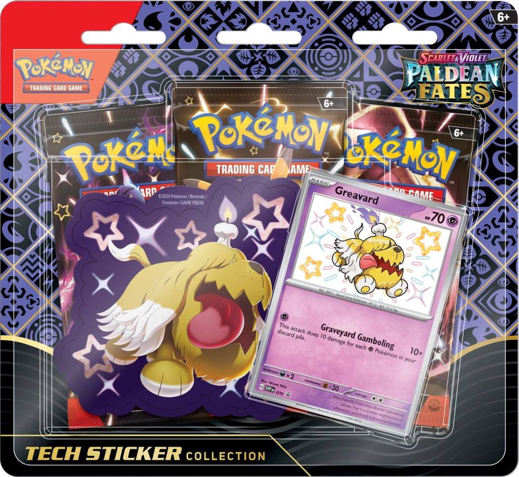 Pokémon Paldean Fates: Tech Sticker Collection - Greavard — GameToon